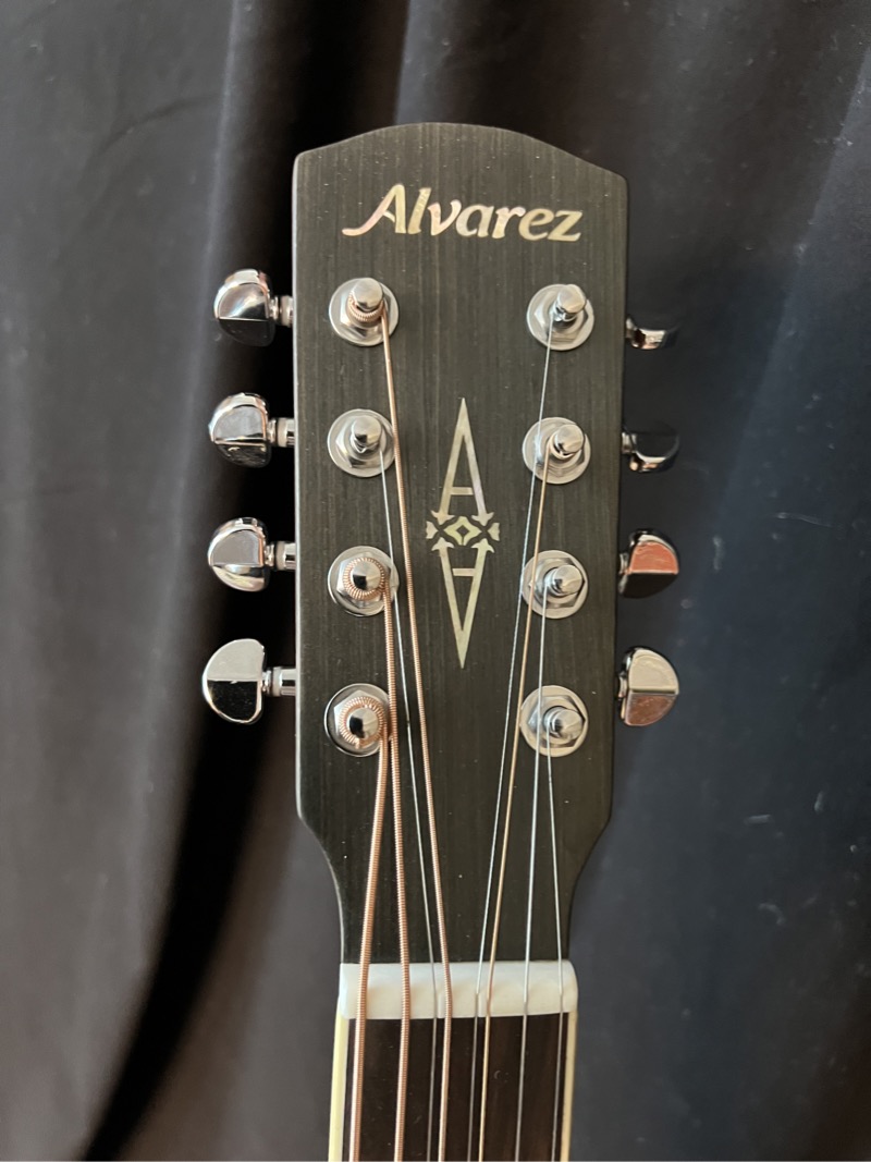 Alvarez ABT60CE-8 SHB 8 String Acoustic/Electric Baritone Guitar ...