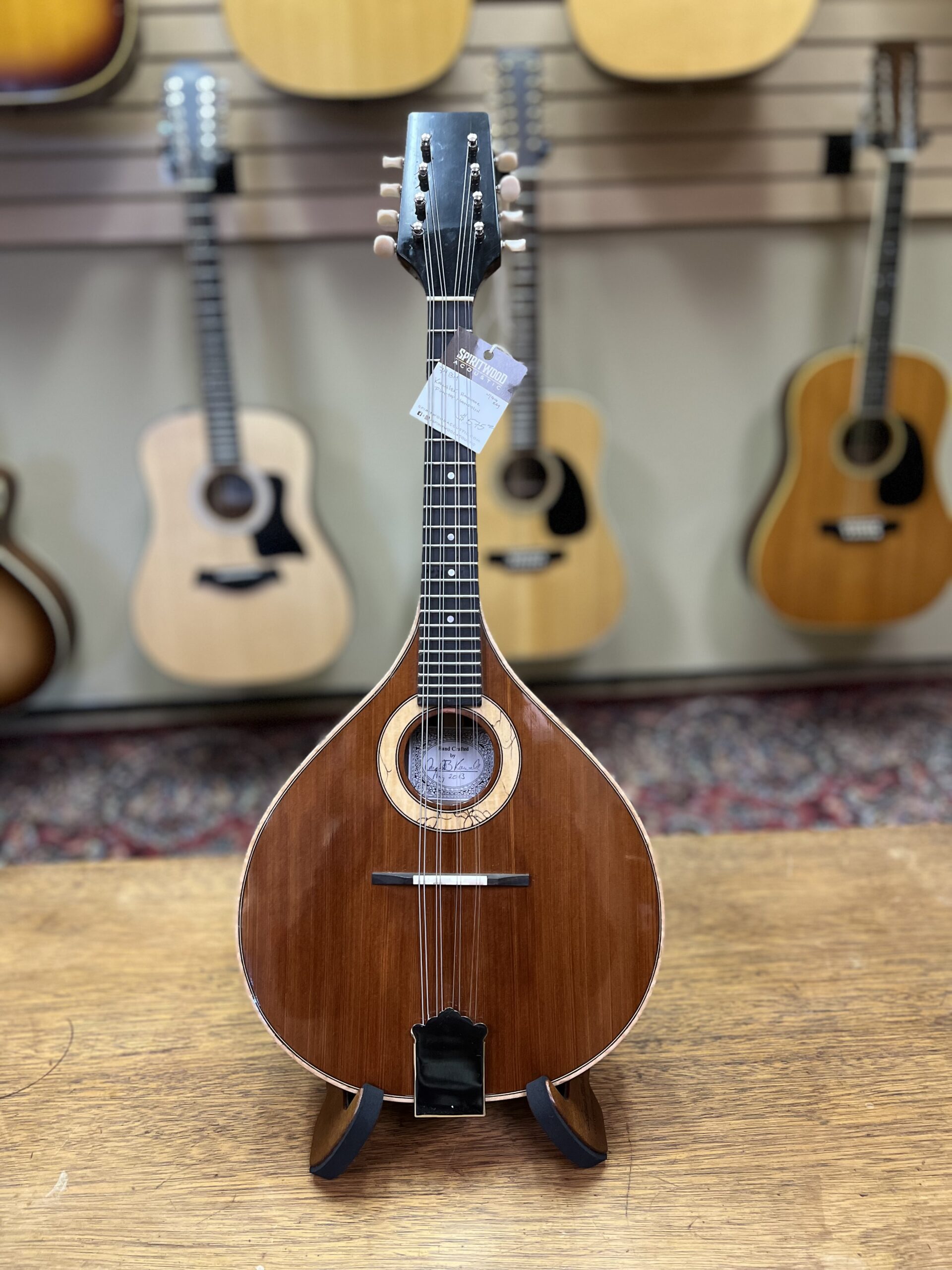 Handmade Kawalek Flat-Top Mandolin | Spiritwood Acoustic